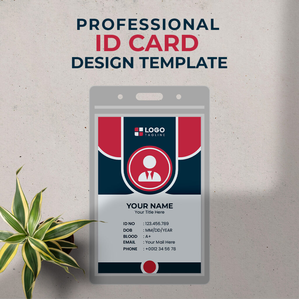 Professional Modern Unique Id Card Design Template - MasterBundles