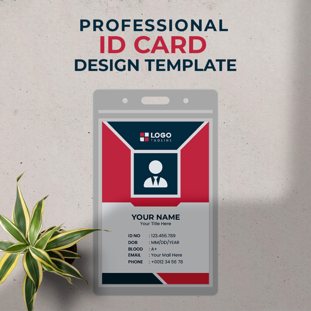 Professional Creative Unique Id Card Design Template - MasterBundles