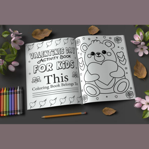 Valentines-Day-Activity Coloring Page Bundle For KDP - MasterBundles