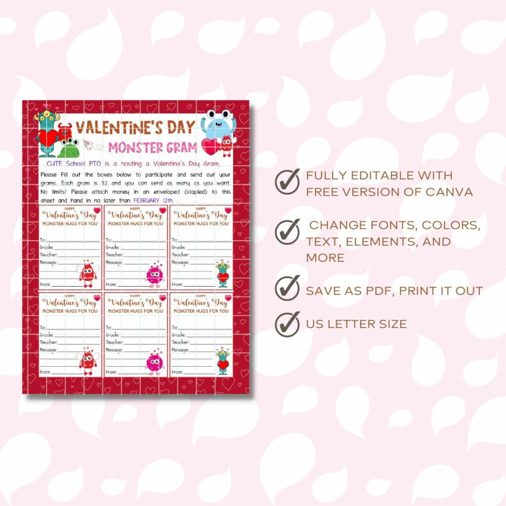 VALENTINES CANDY GRAM - MasterBundles