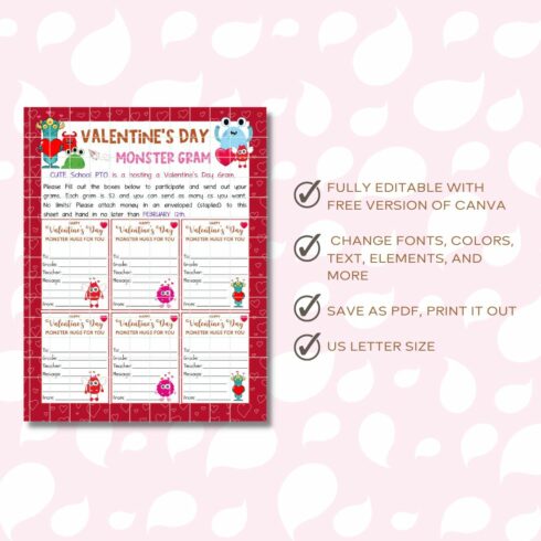 VALENTINES CANDY GRAM - MasterBundles