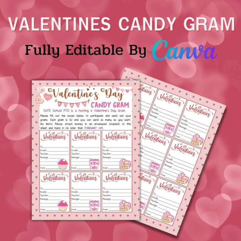 Valentines Candy Gram - MasterBundles