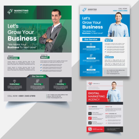 Modern Corporate Flyer Designs template Master Bundles - MasterBundles