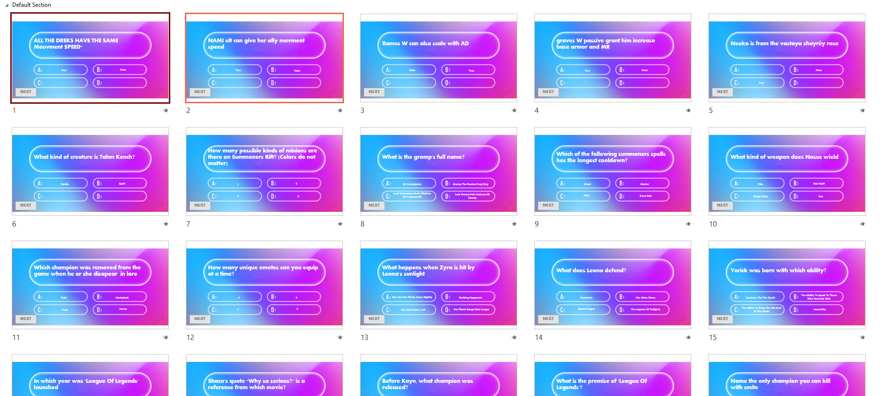 Smart Multiple Choice Quiz Template - MasterBundles