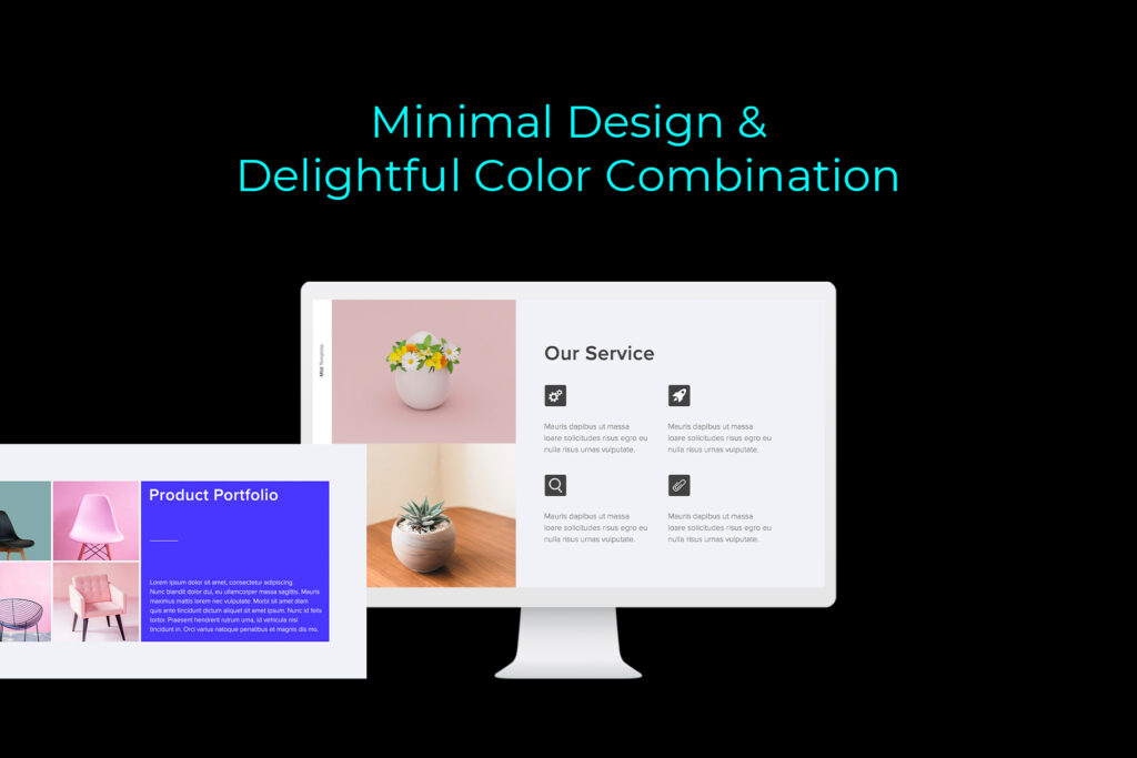 Mild Minimal Powerpoint Template - MasterBundles