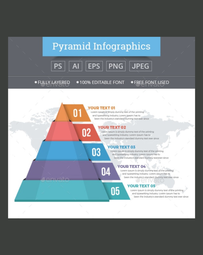 Pyramid Infographics – MasterBundles