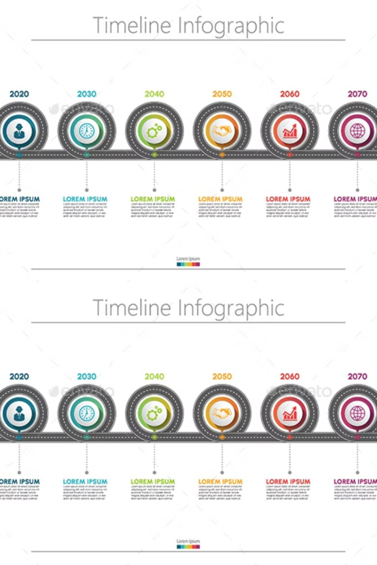 Roadmap Infographics Template – MasterBundles