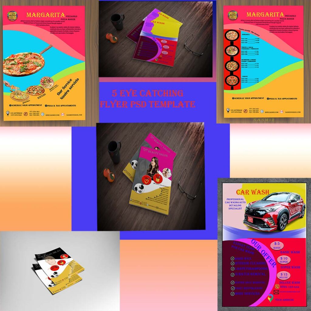 5.Eye Catching Flyer PSD Tamplate | MasterBundles
