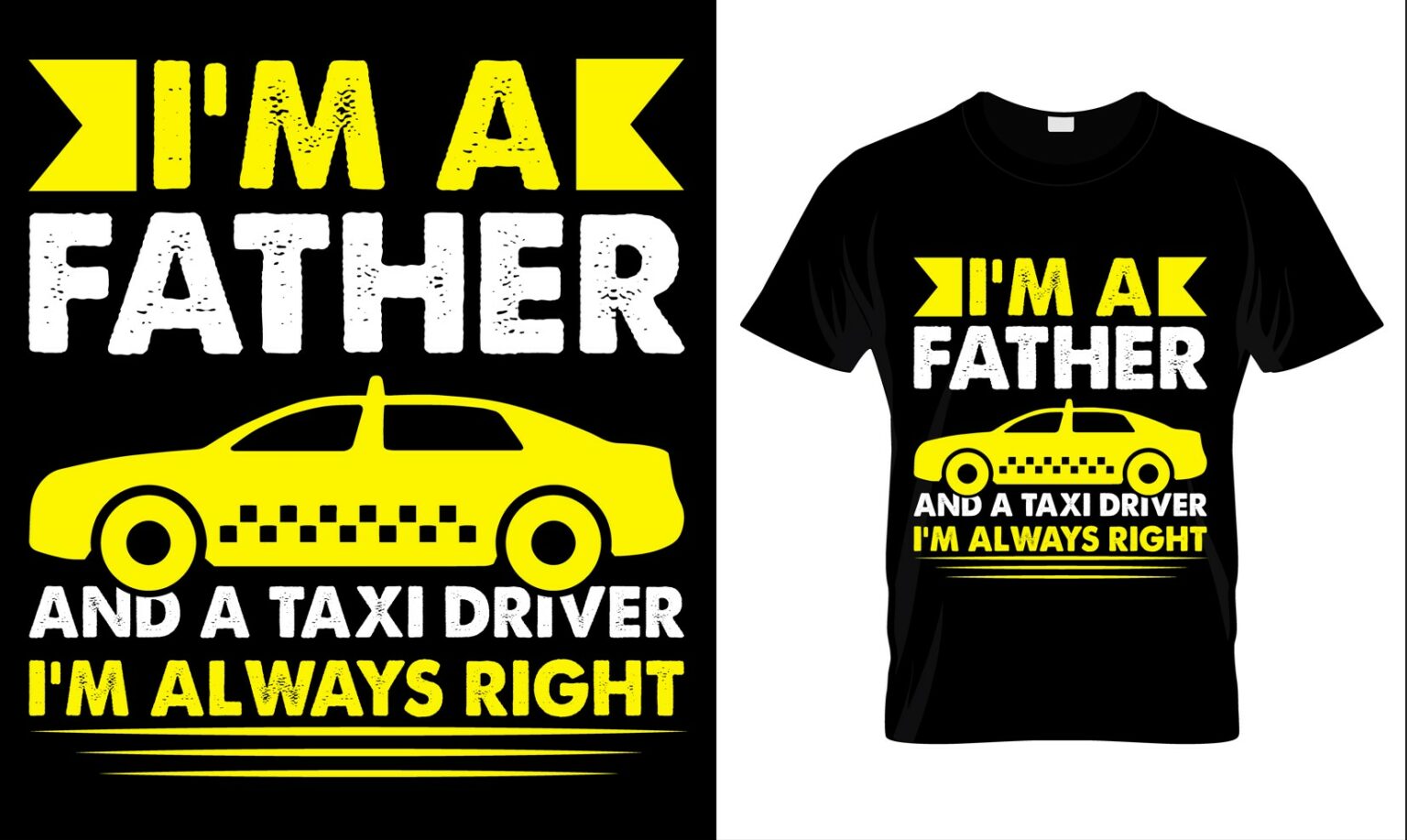 Taxi Driver T-Shirt Design - MasterBundles