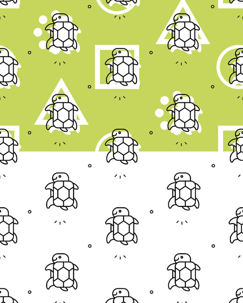 Seamless Pattern With Turtles – MasterBundles