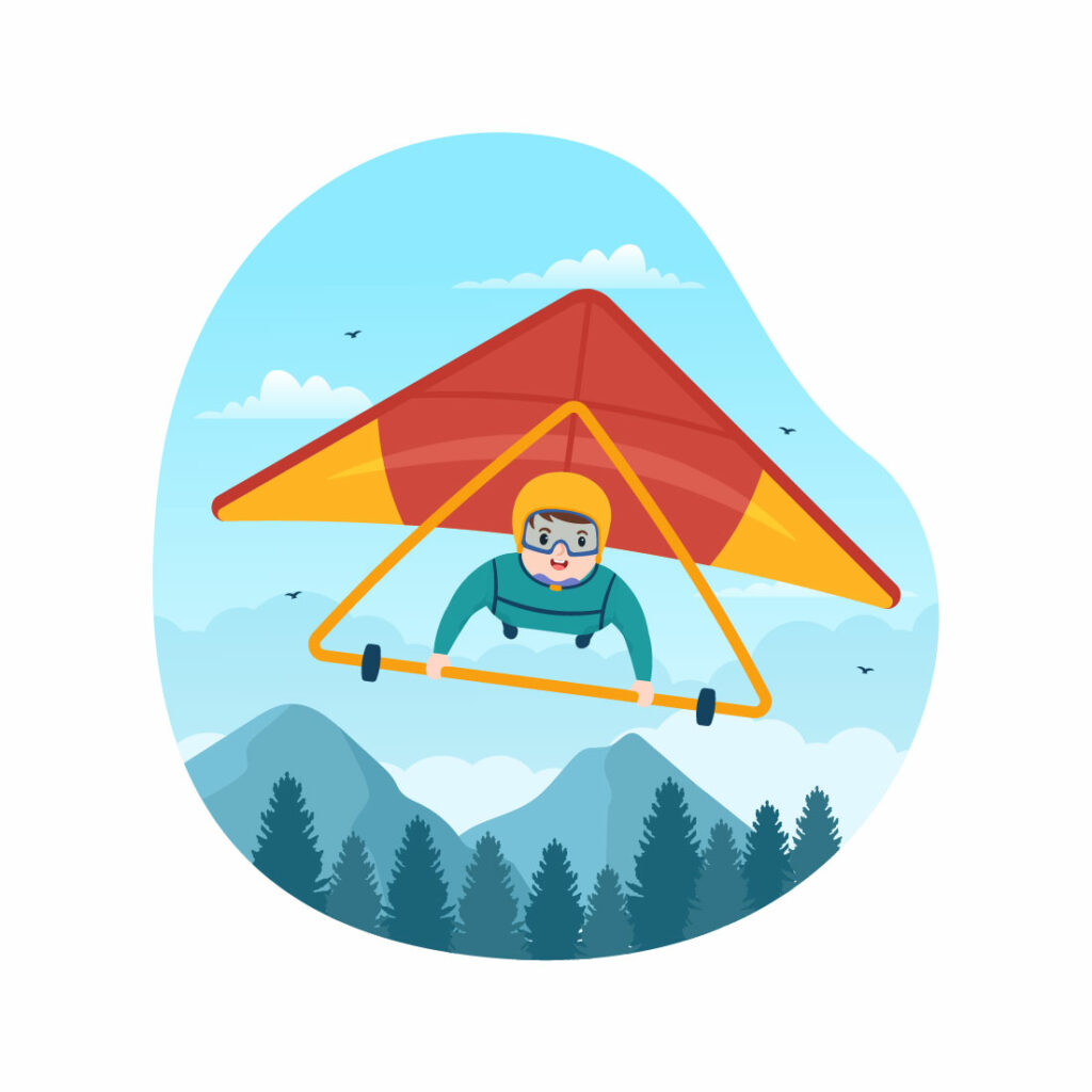 12 Skydiving Sport Illustration - MasterBundles