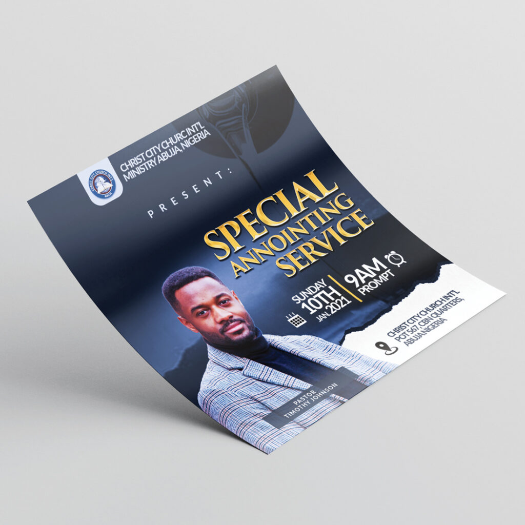 Church Flyer Template Design - MasterBundles