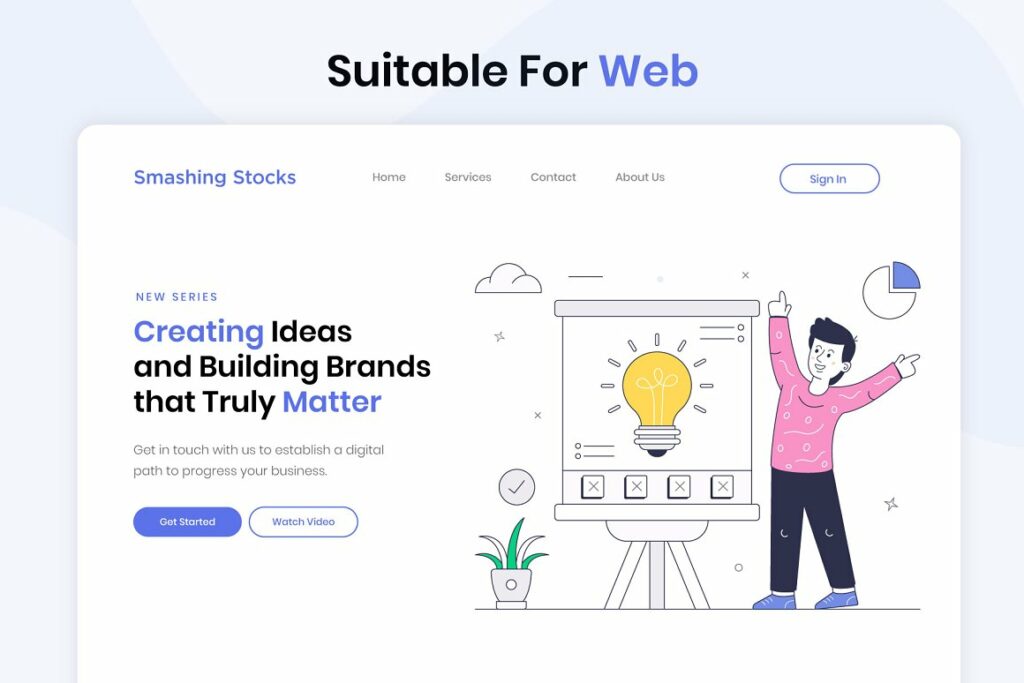 60 Perfect Swift Illustrations – MasterBundles