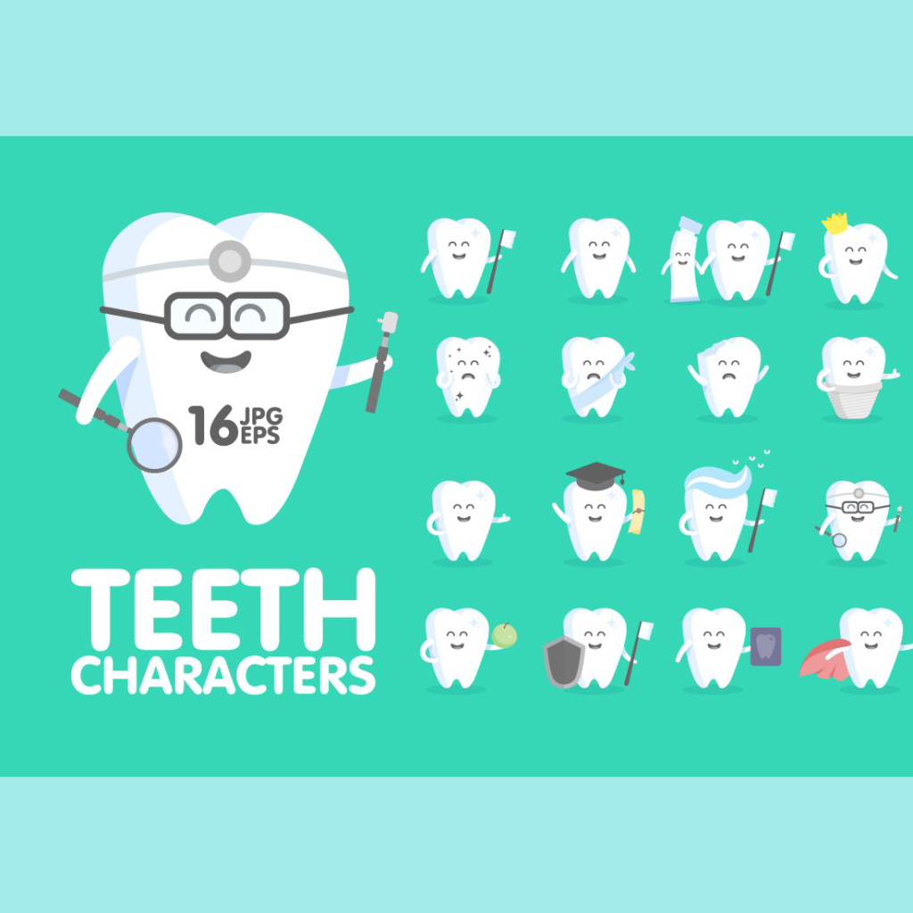 Teeth Characters – MasterBundles