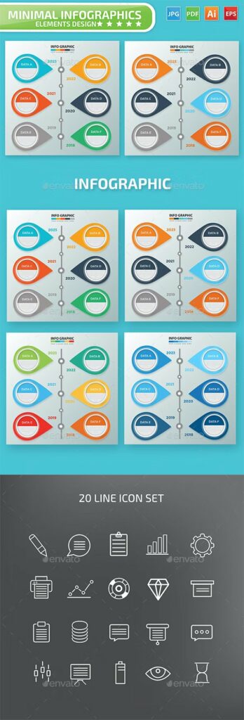 Timeline Infographic Design – MasterBundles