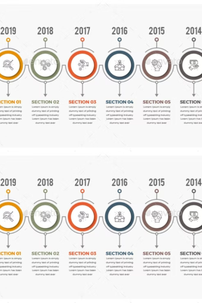 Timeline Infographics – MasterBundles