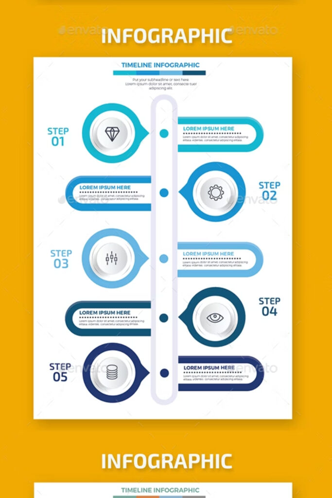 Infographics Design Timeline – MasterBundles