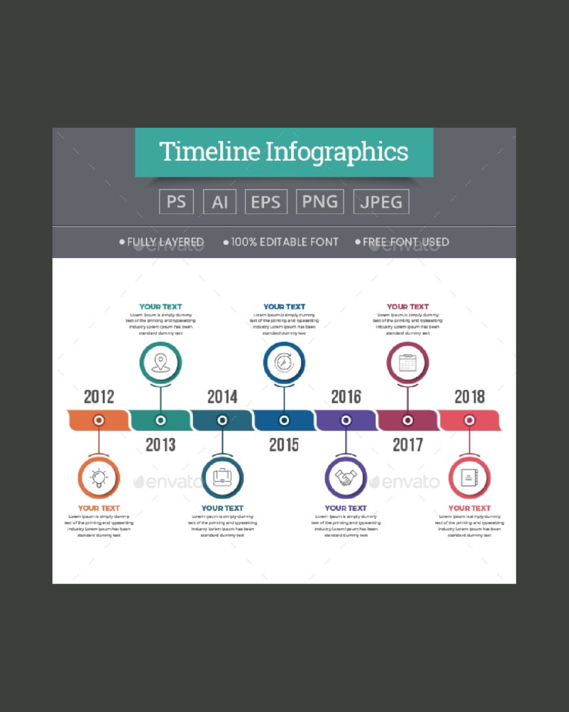 Timeline Infographics – MasterBundles