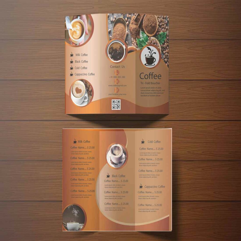 Coffee - Tri - Fold Boucher Design Template - MasterBundles