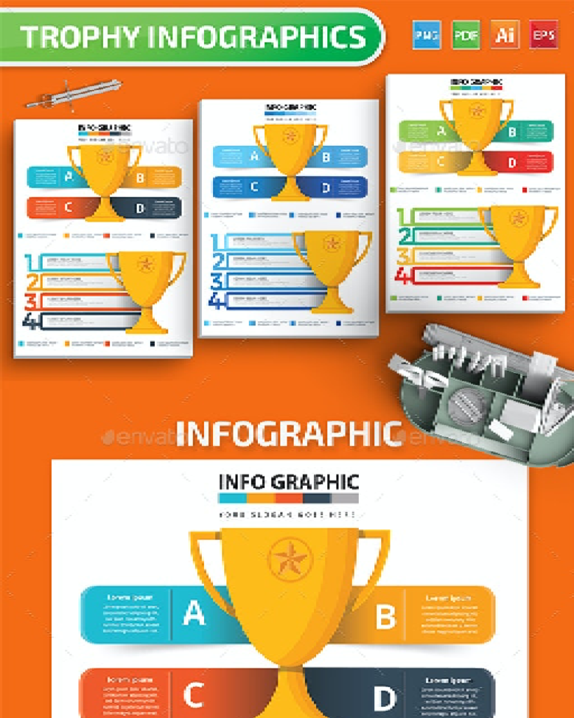 Trophy Infographics – MasterBundles