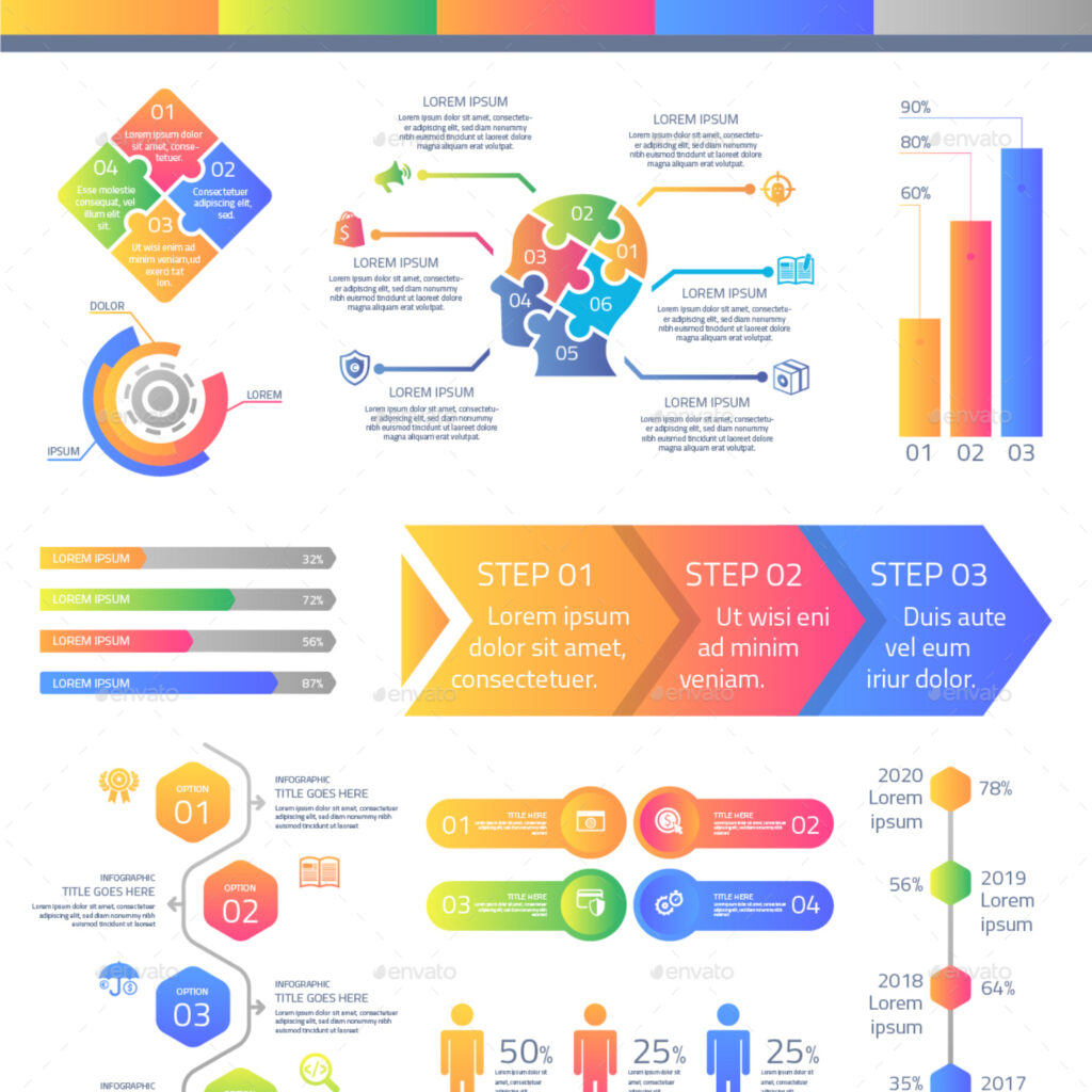 Ultra Modern Infographic Elements – MasterBundles