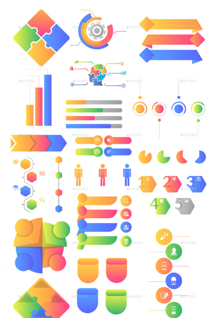 Ultra Modern Infographic Elements – MasterBundles