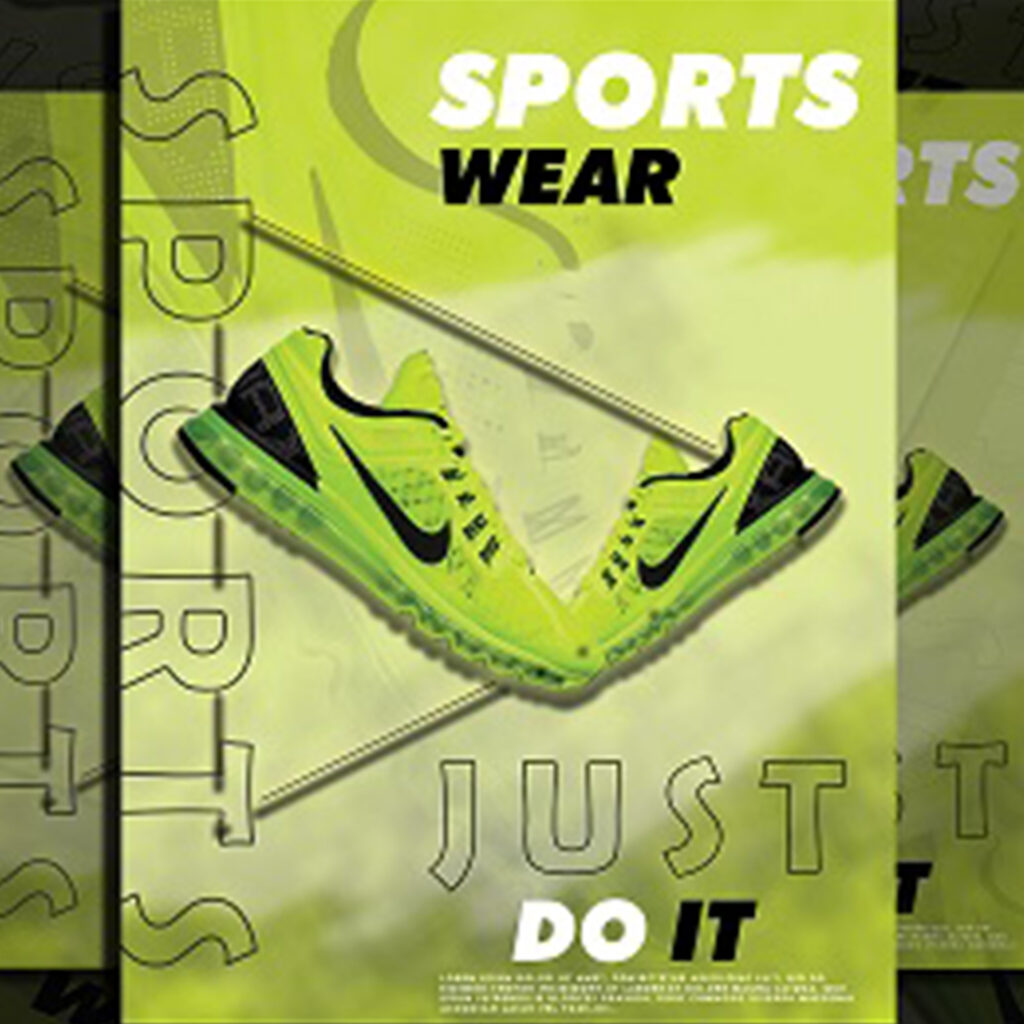 A unique and creative Shoes poster/Flyer design in just 5$ - MasterBundles