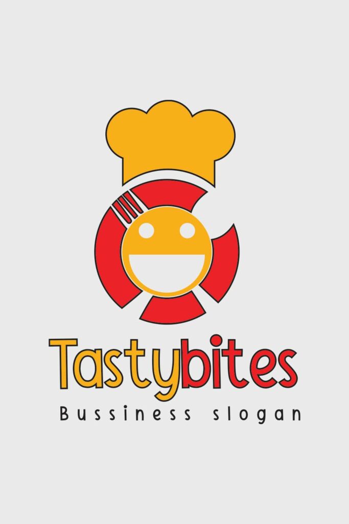 Happy Restaurant Logo - TastyBites - MasterBundles