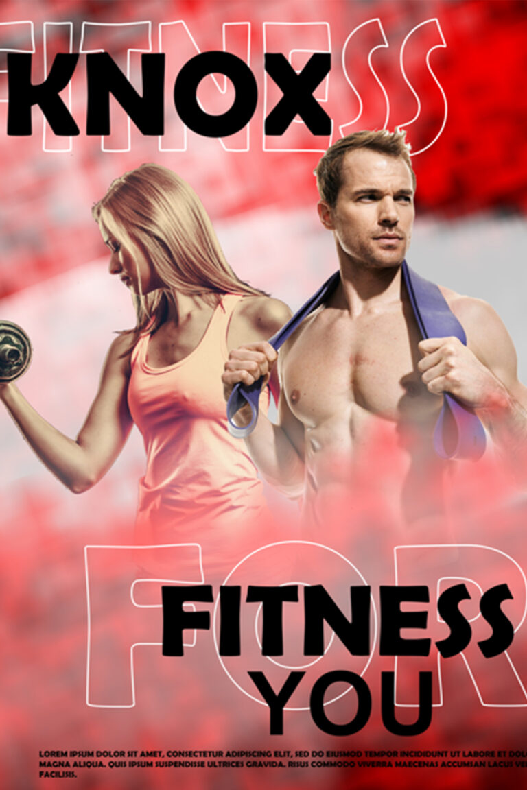 Creative and Modern Gym Poster Design - MasterBundles
