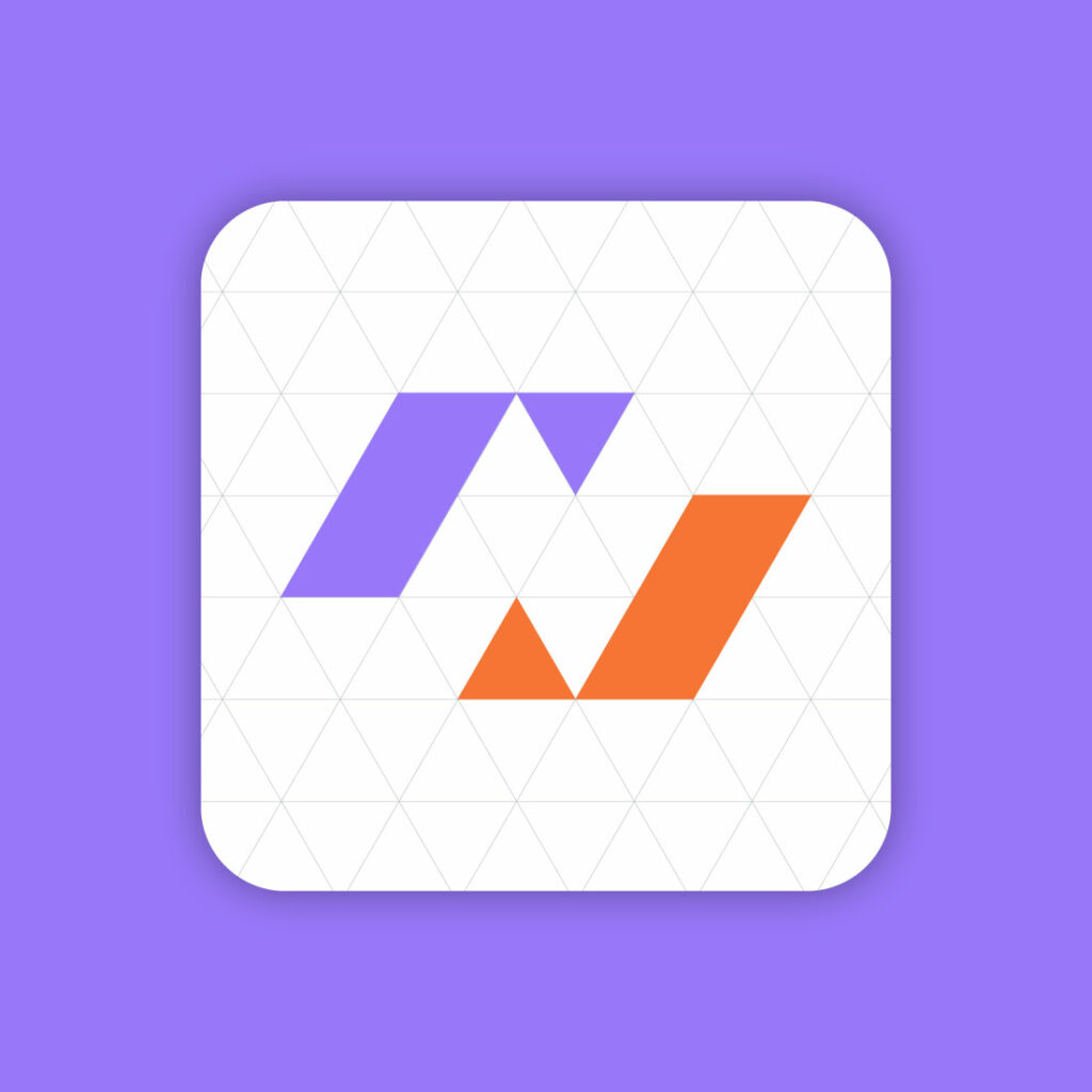 Geometric | Abstract | Modern | negative space | N Letter - Logo Design ...