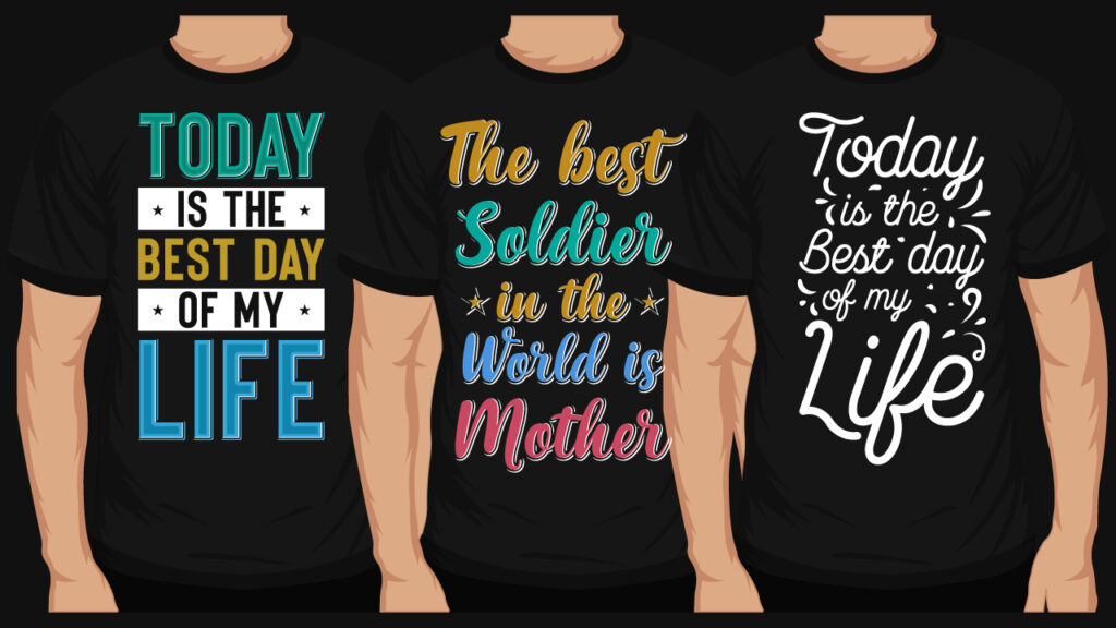 8 Best Typographic T-Shirt Designs Bundle - MasterBundles