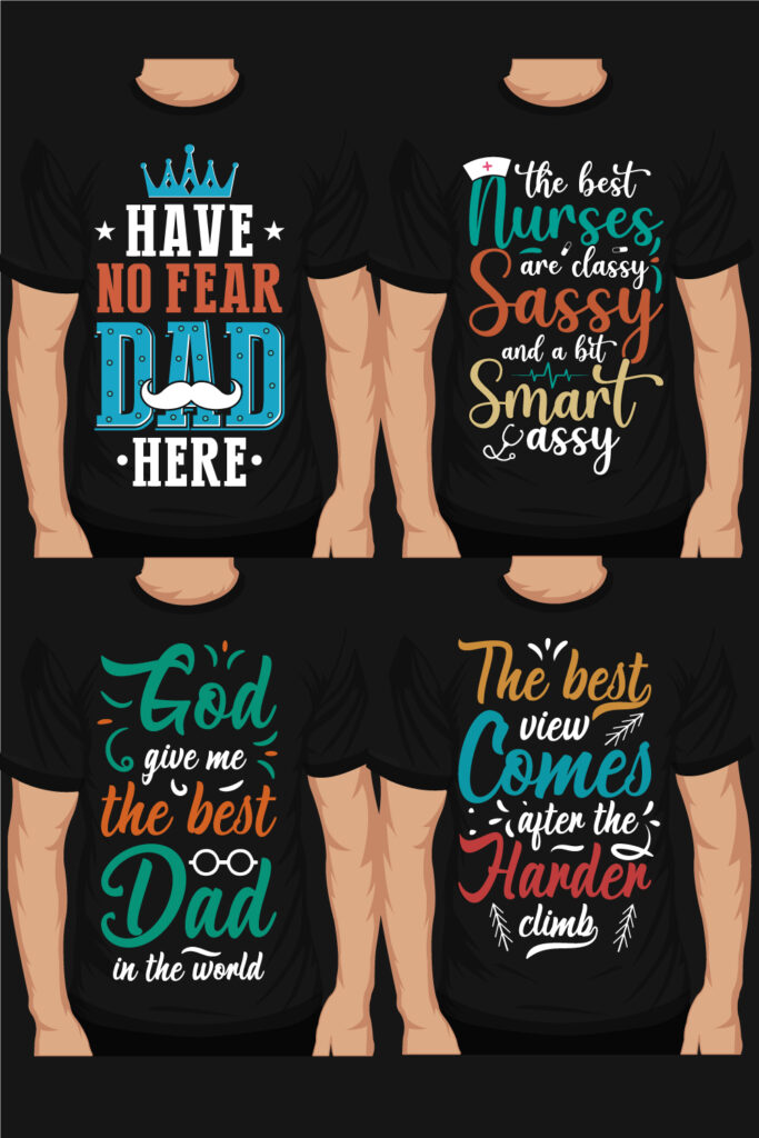 10 Best Typographic T-Shirt Designs Bundle - MasterBundles