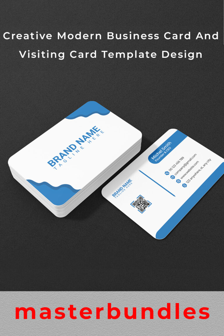 Creative Modern Business And Visiting Card Template - MasterBundles