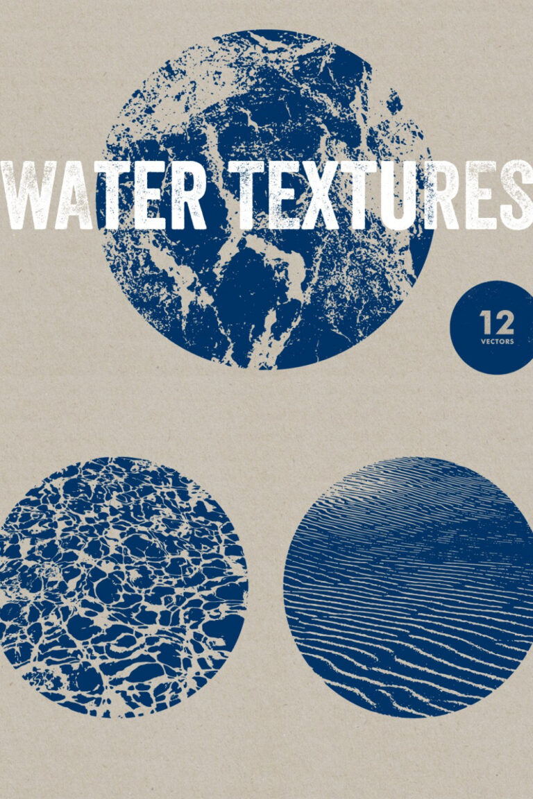 Water Textures - 12 Vectors & PNGs – MasterBundles