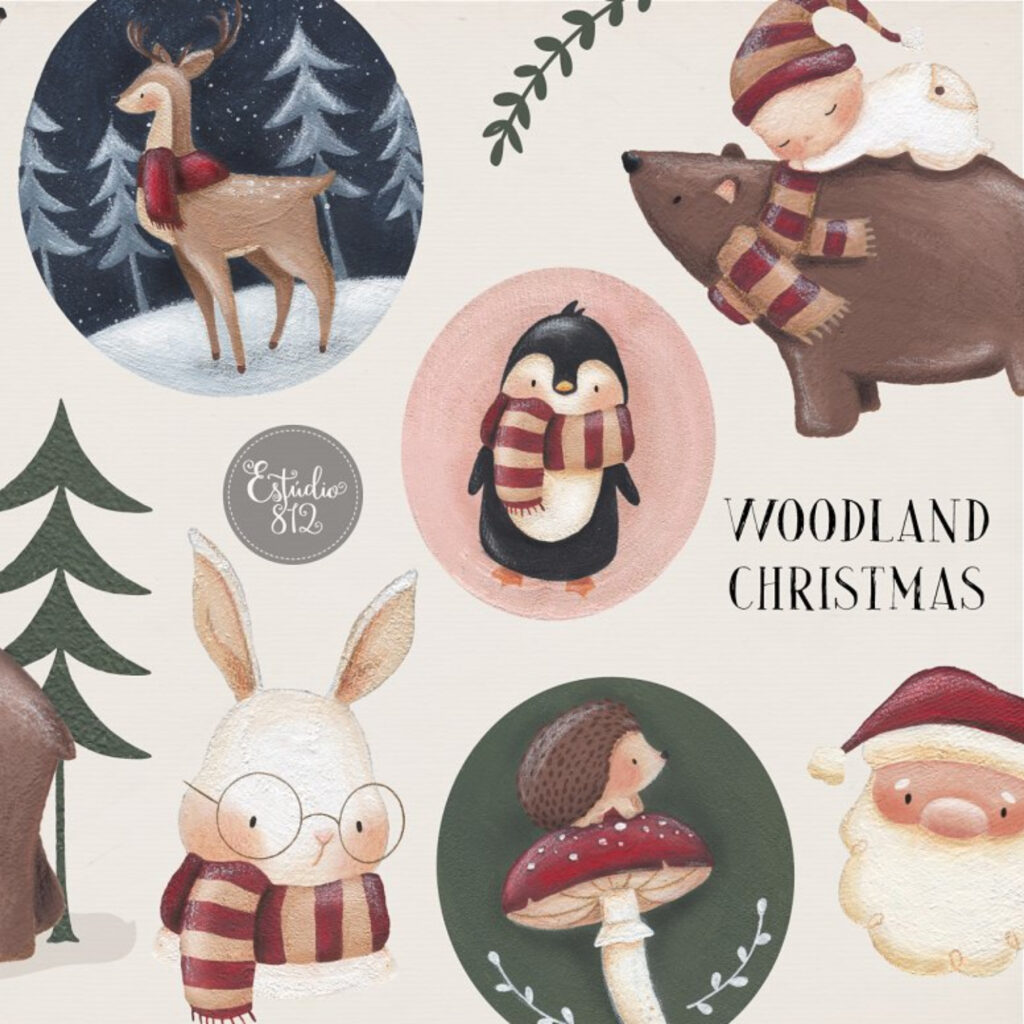 Woodland Christmas – MasterBundles