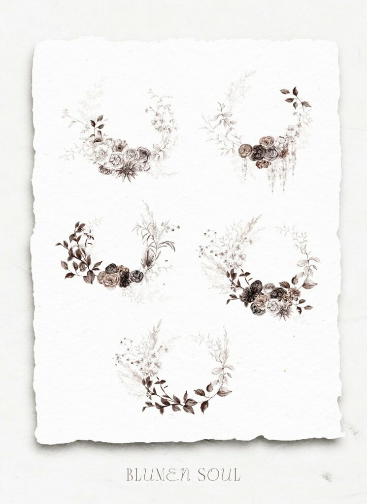 Neutral Boho Flowers – MasterBundles