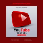 10 Social Media Post Banner For YouTube Subscriber PSD Template ...