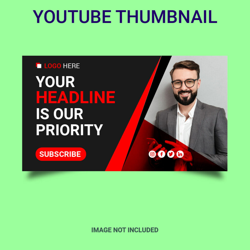 You tube Thumbnail Design - MasterBundles