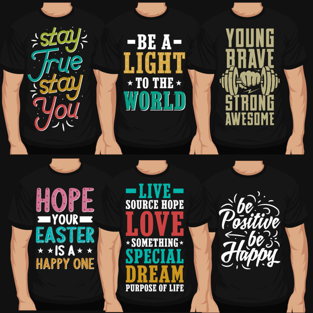 10 Best Typography T-Shirt Designs Bundle - MasterBundles