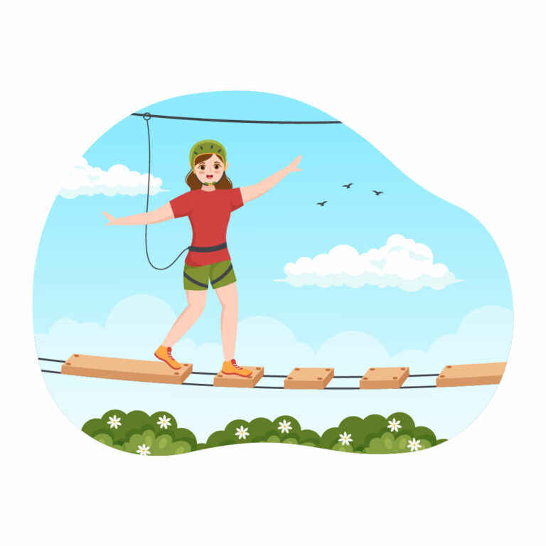 13 Zip Line Illustration - MasterBundles