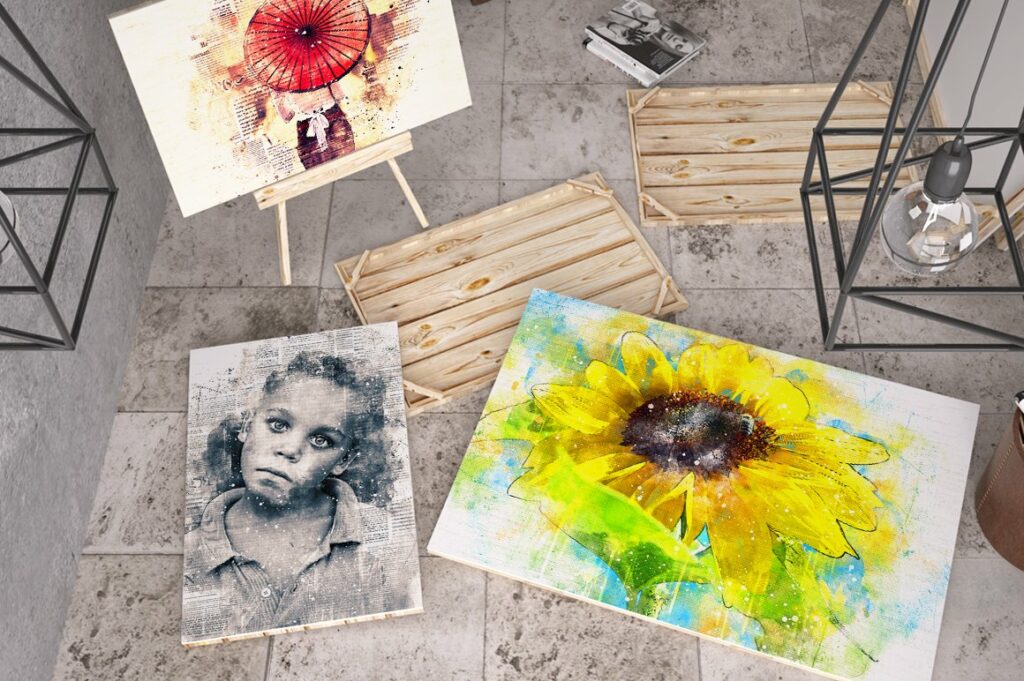 Digital Mixed Art Photoshop Action – MasterBundles