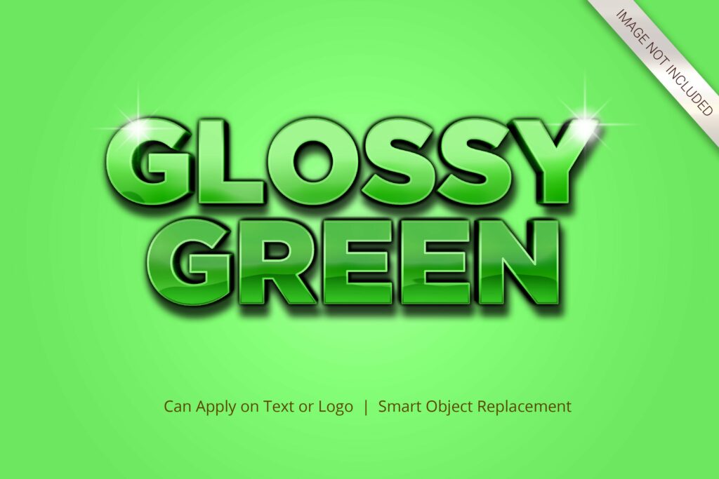 10 Glossy Text Effect Style – MasterBundles