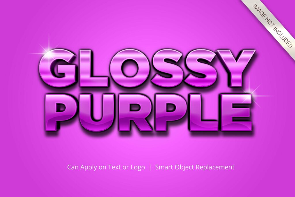 10 Glossy Text Effect Style – MasterBundles