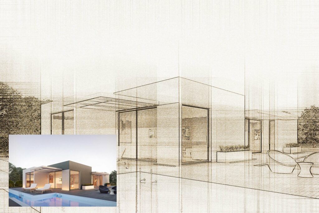 Architecture Sketch Effect Photoshop – MasterBundles