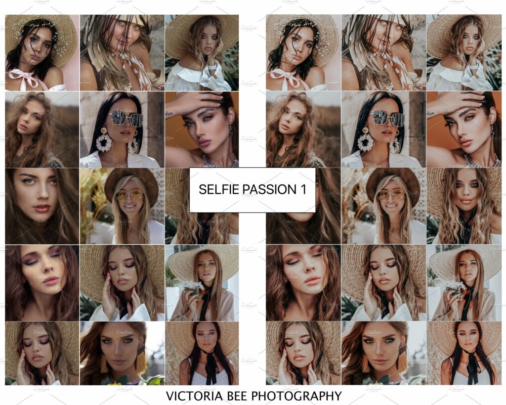 10 Lightroom Mobile Preset Selfie – MasterBundles