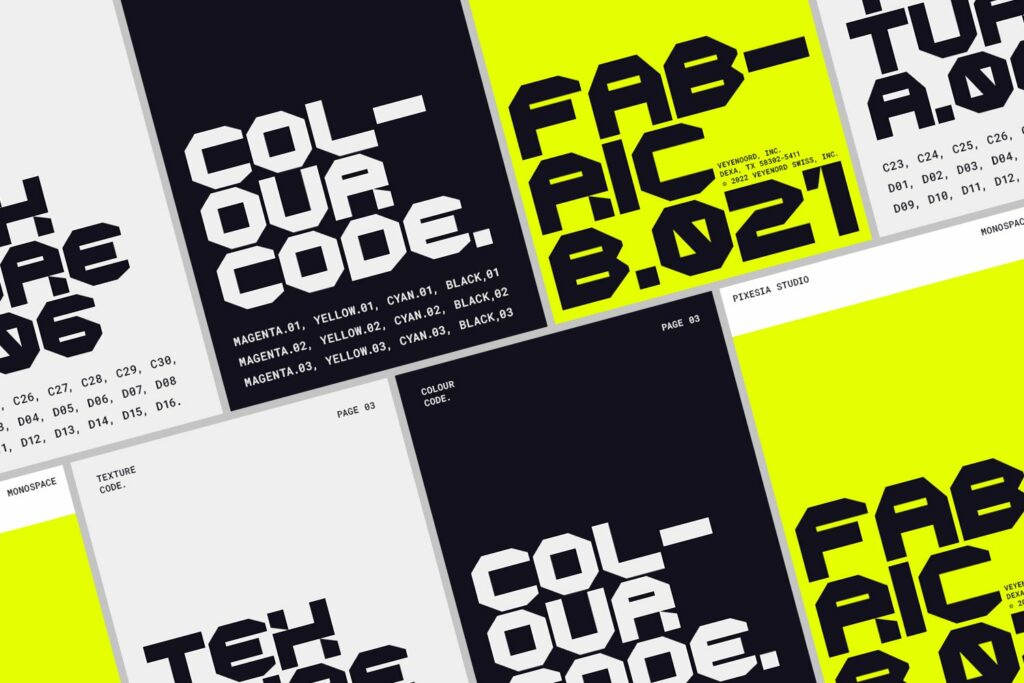 Genezyte - Monospaced Display Font – MasterBundles