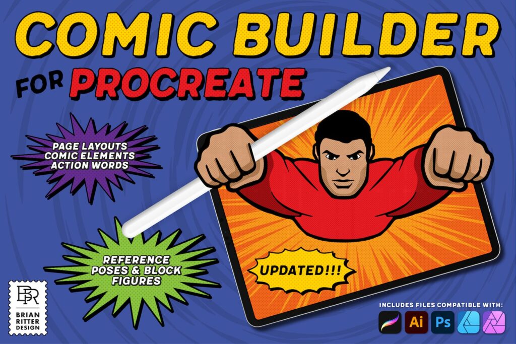 Comic Builder For Procreate – MasterBundles