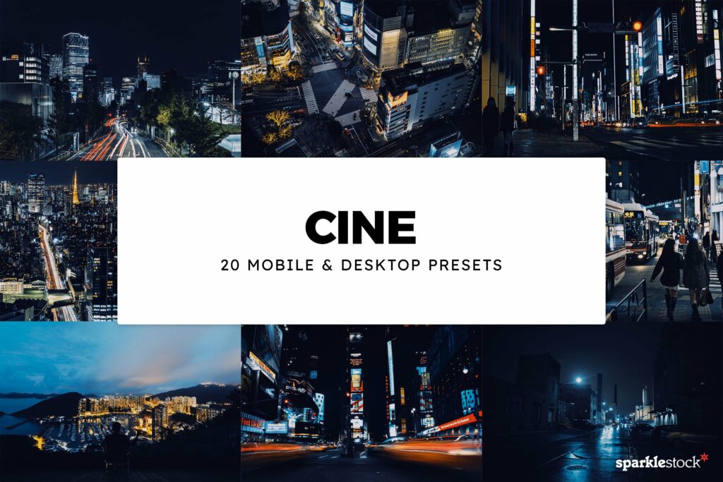 20 Cine Lightroom Presets & LUTs – MasterBundles