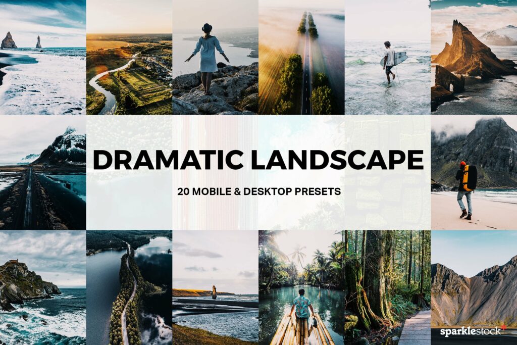 20 Dramatic Landscape LR Presets – MasterBundles