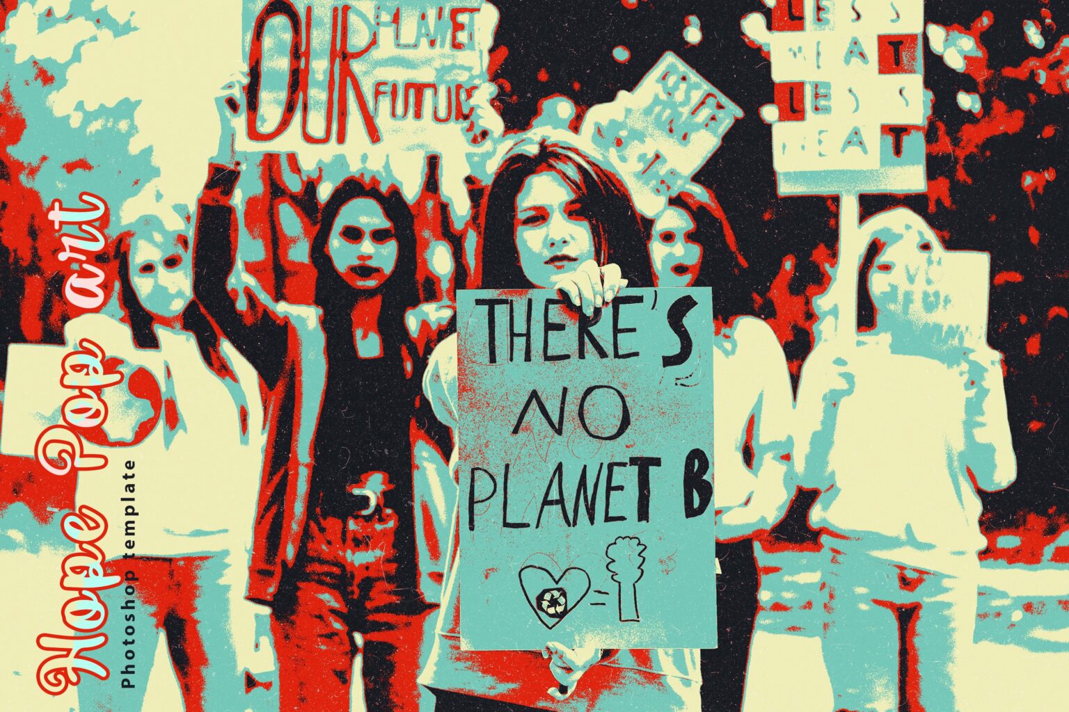 The Hope Poster Pop Art Effect – MasterBundles